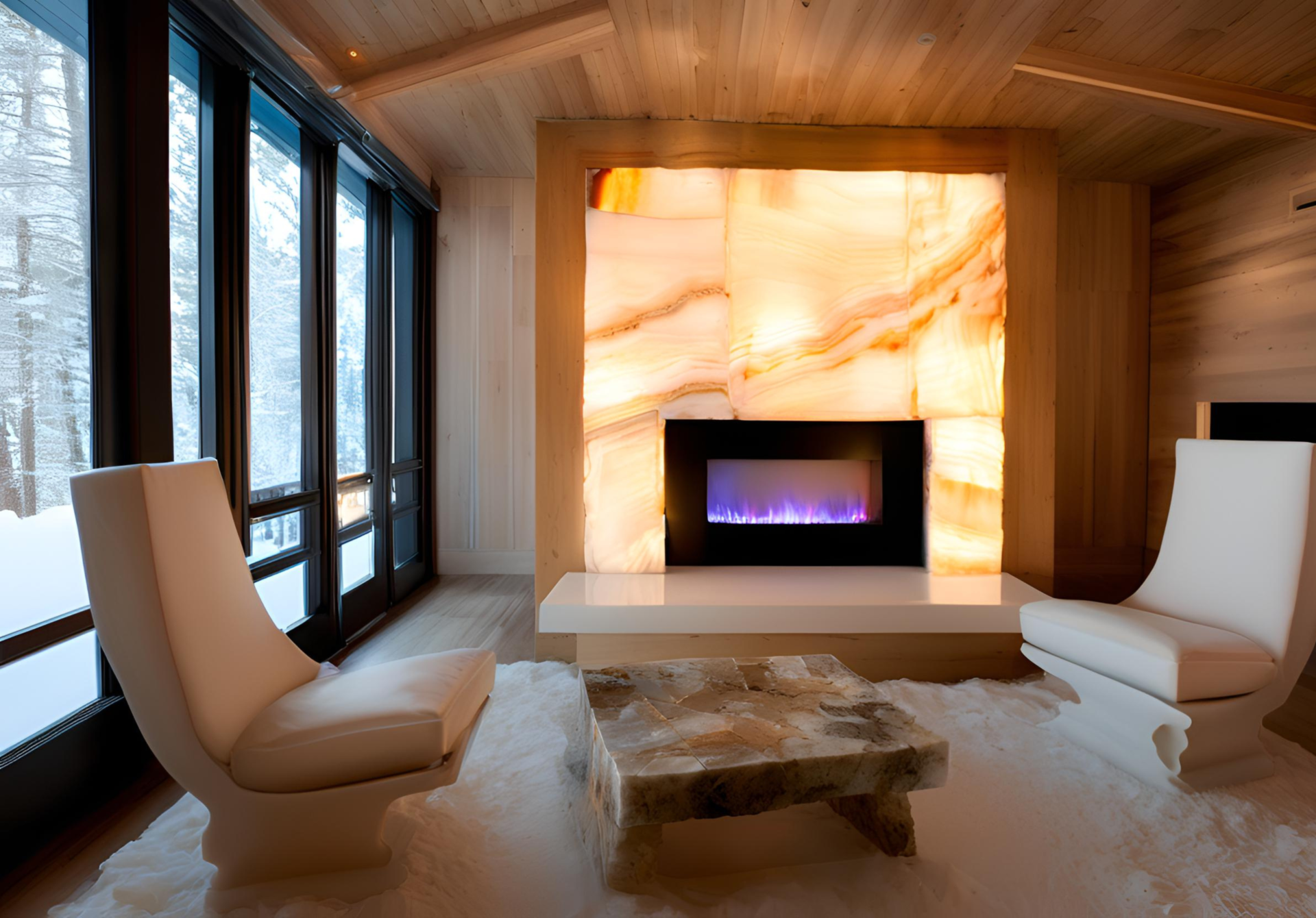 How to Use Backlit Onyx in Interior Spaces - LUXX Lighting